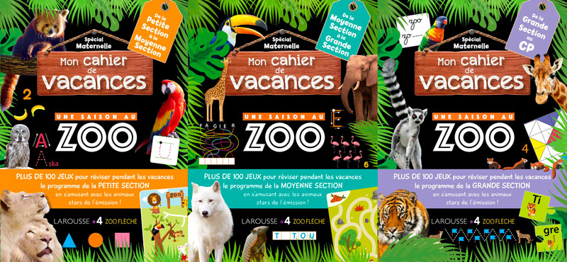 Cahiers de Vacances: une saison au zoo (maternelle) - Culture Kids
